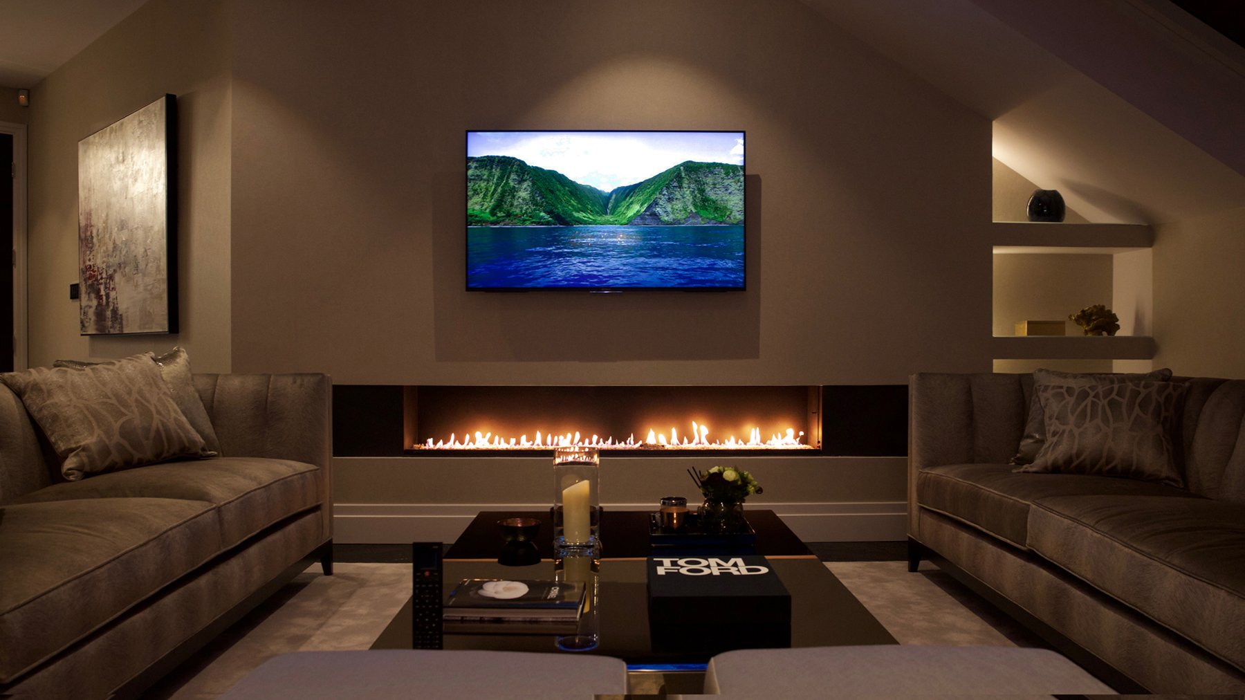 Wall Fires | Hole in the Wall Fireplaces | Modus Fireplaces